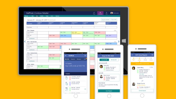 Microsoft launches StaffHub, a new Office 365 app aimed at shift ...