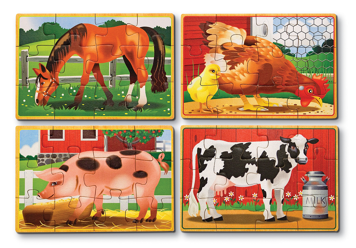 Farm Animals Puzzles In A Box | #Bizwhiznetwork.com Innovation ΛI